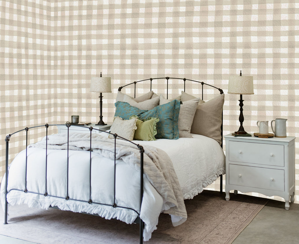 Gingham Wallpaper | Modern Classic Pattern – Anewall