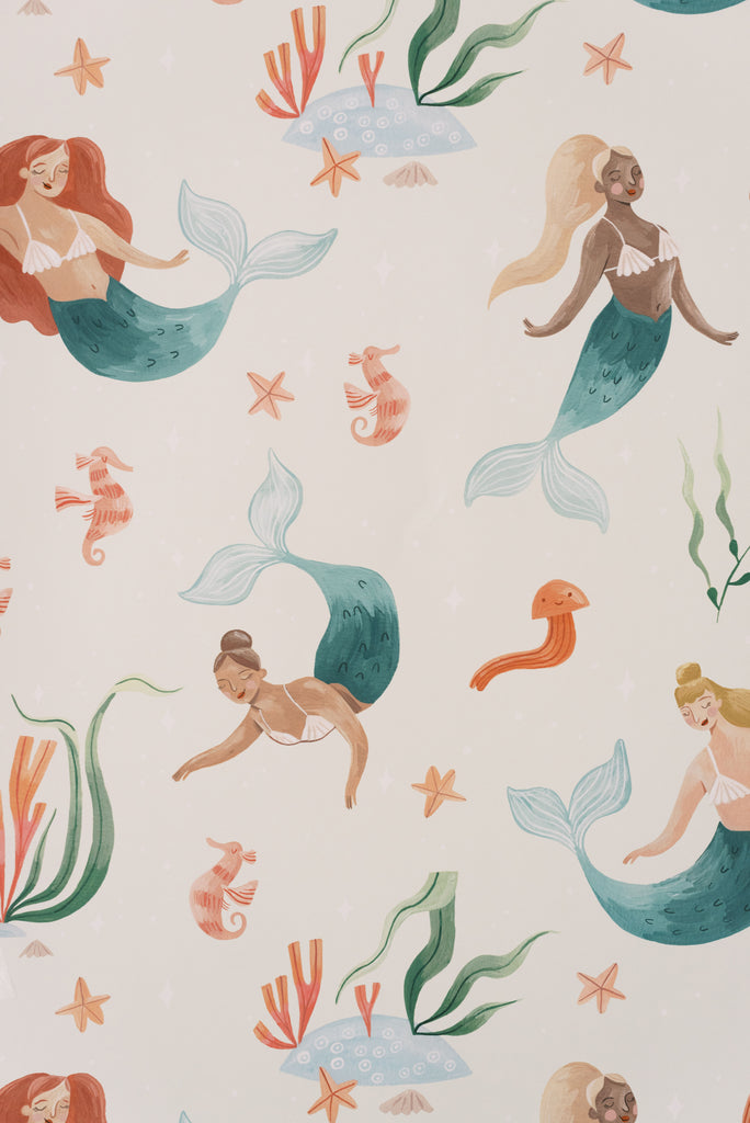 Mermaid Wallpaper | Underwater Design – Anewall